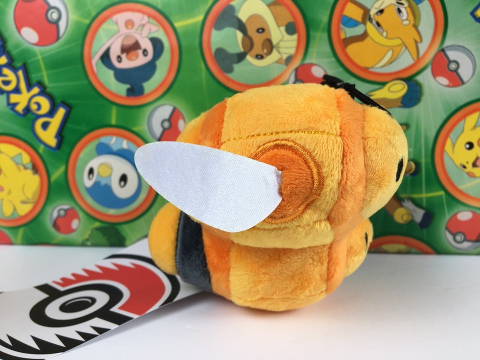Pokemon Center COMBEE Poke Plush Sitting Cuties stuffed doll go Figure ...