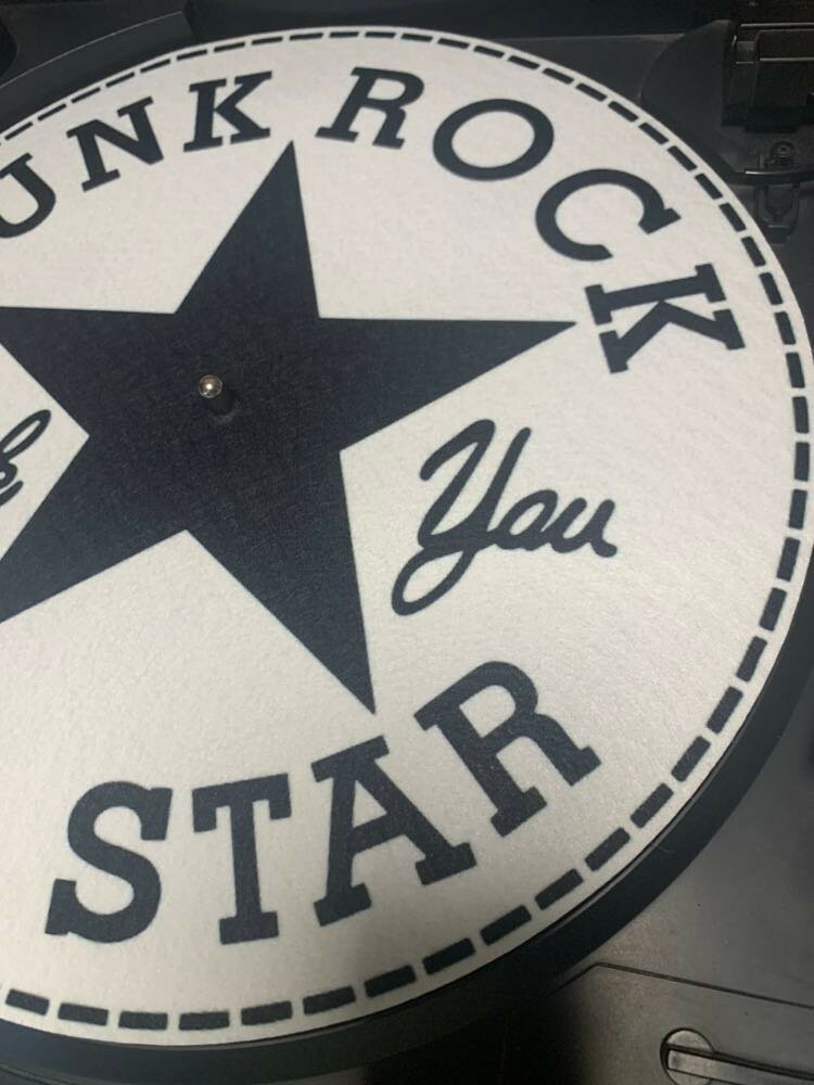 Punk Rock All Stars Retro Slipmat #3 Turntable 12 LP Record Player DJ ...