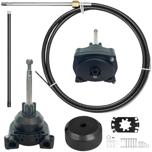 Marine Outboard Engine Remote Steering Gear Control Kit Starwheel 15FT ...