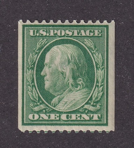 MATT'S STAMPS SCOTT #348 BENJAMIN FRANKLIN 1-CENT ISSUE OF 1908-10, MH ...