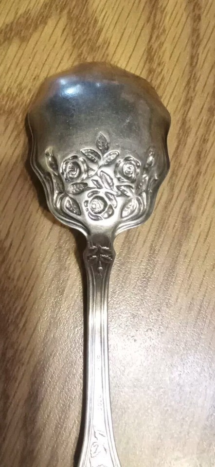 Vintage Rockford S. P. Co. 5 Star Rosemary Shell Sugar Spoon Rare Find ...