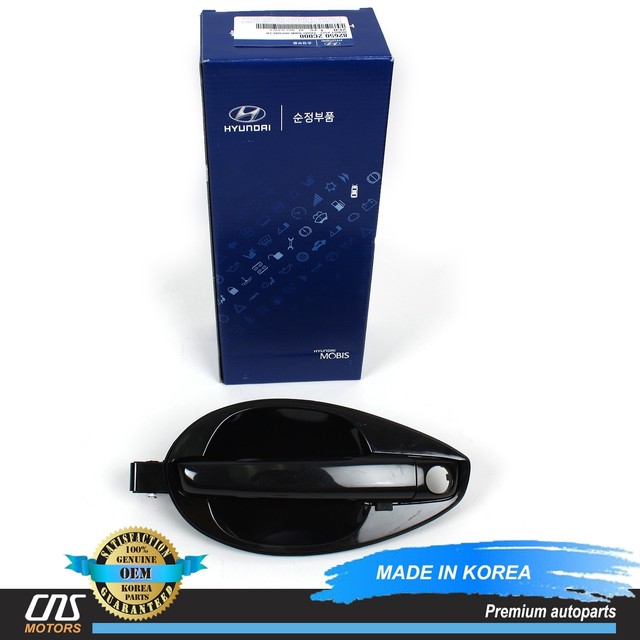 Genuine Door Handle Outside Driver for 03-08 Hyundai Tiburon OEM ...