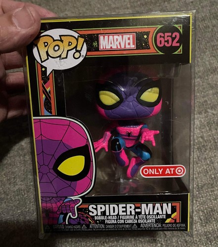 FUNKO POP! Marvel Spider-Man #652 Black-light - (Target Exclusive) | eBay