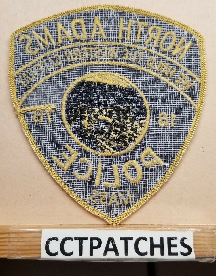 NORTH ADAMS, MASSACHUSETTS POLICE SHOULDER PATCH MA | eBay