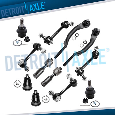 12pc Front Tie Rod Suspension Kit for 2004 2005 2006 2007 Chevrolet ...