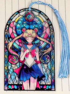 Sailor Moon Acrylic Bookmark Stained Glass Look A Cute Anime Manga | eBay