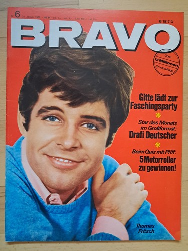BRAVO Nr.6 vom 31.1.1966 Manfred Schnelldorfer, Roy Black, Gitte ...