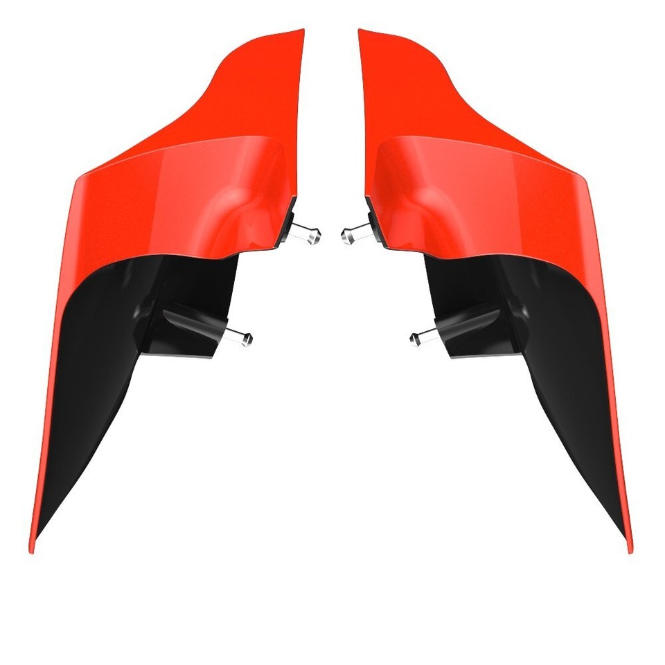 LAGUNA ORANGE Advanblack CVO Stretched Extended Side Cover For 14 ...
