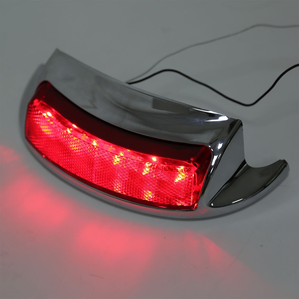 Red Brake Rear Fender Tip LED Light Fit For Harley Electra Glide FLHTK ...