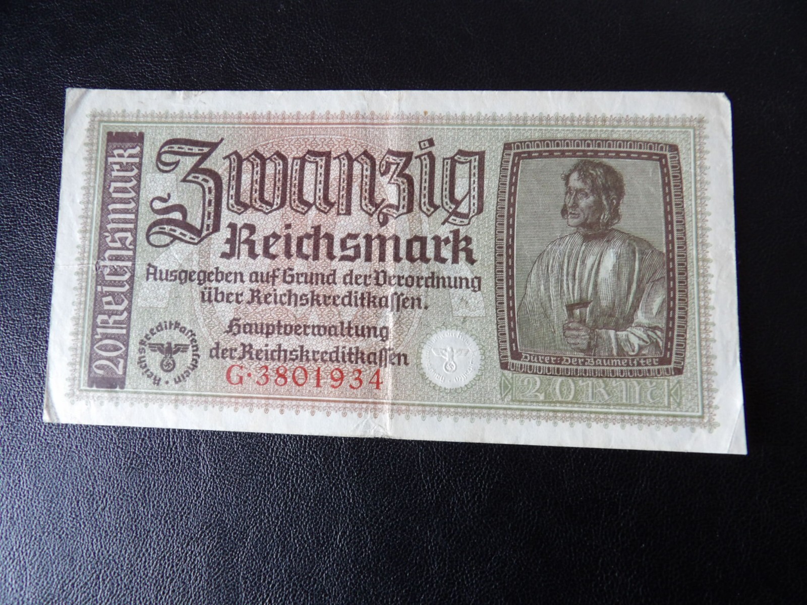 20 Reichsmark WWII Genuine Third Reich | Grelly USA