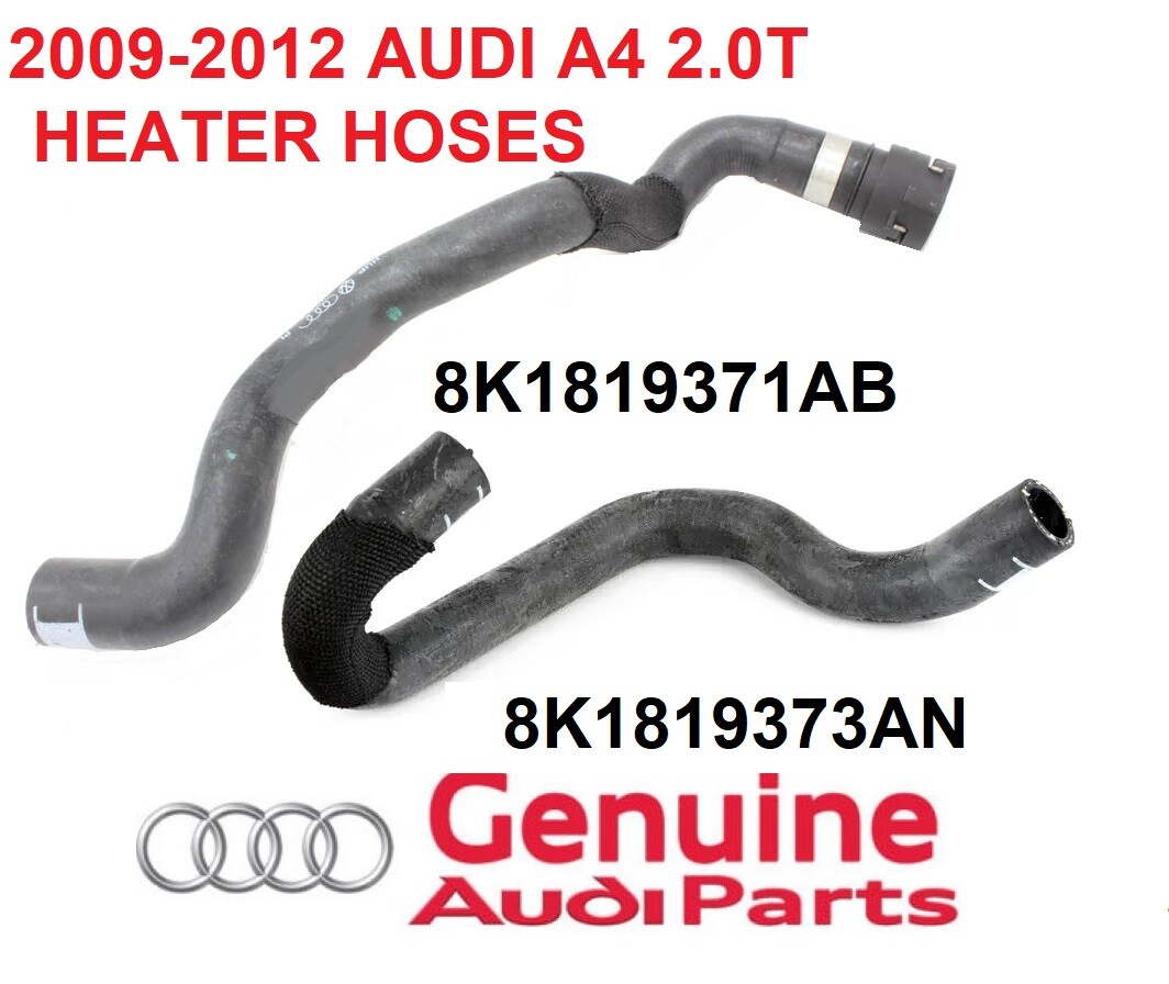 Genuine Heater Hose KIT for Audi A4 2.0T 8K1819371AB 8K1819373AN ...