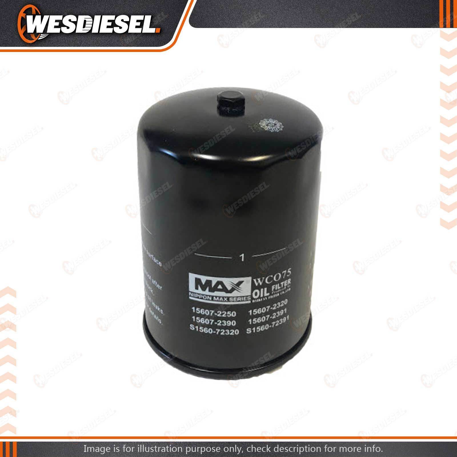 Wesfil Oil Filter fits Toyota Coaster XZB50 4.0L TD 4Cyl 12V OHV Diesel ...