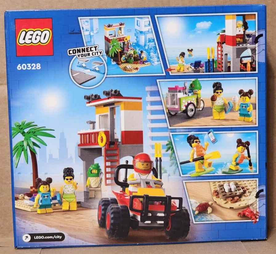 NEW - LEGO - BEACH LIFEGUARD STATION - 211 PCS - SET # 60328 - AGES 5 ...
