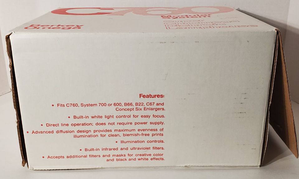 Omega C760 Super Chromega Modular Dichroic System Photo Enlarger NEW ...