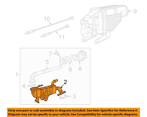 CHRYSLER OEM 18-23 Gladiator Emission Components-Egr Cooler 5281421AE ...
