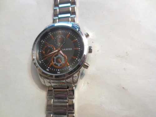 Kenneth Cole UNLISTED Watch SR626SW Men;s Rose Gold Hands Batons ...