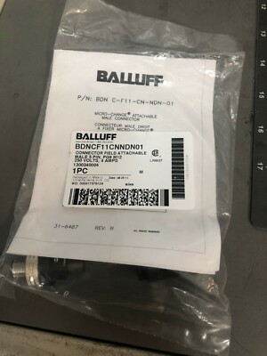 BALLUFF BDN C-F11-CN-NDN-01 CONNECTOR, New in the bag | eBay