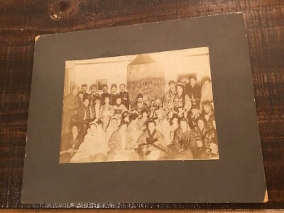 ORIGINAL ANTIQUE PHOTO SHRINERS / FRATERNAL PARTY WITH COSTUMES | eBay