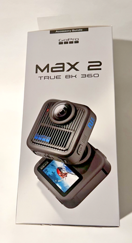 GoPro MAX2 True 8K 360 Video Action Camera Bundle - Black CHDFZ-311-TH ...