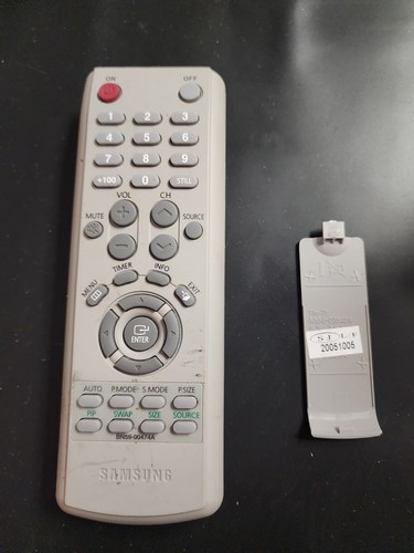 Genuine Samsung BN59-00376B LCD TV Remote Control BN5900376B GREY OEM ...