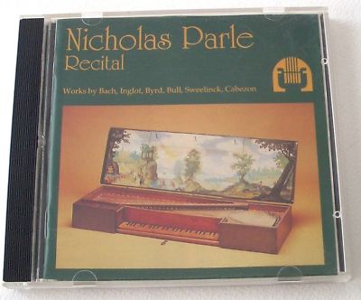 Nicholas Parle Récital Bach Inglot Byrd Bull Cabezon CD | eBay