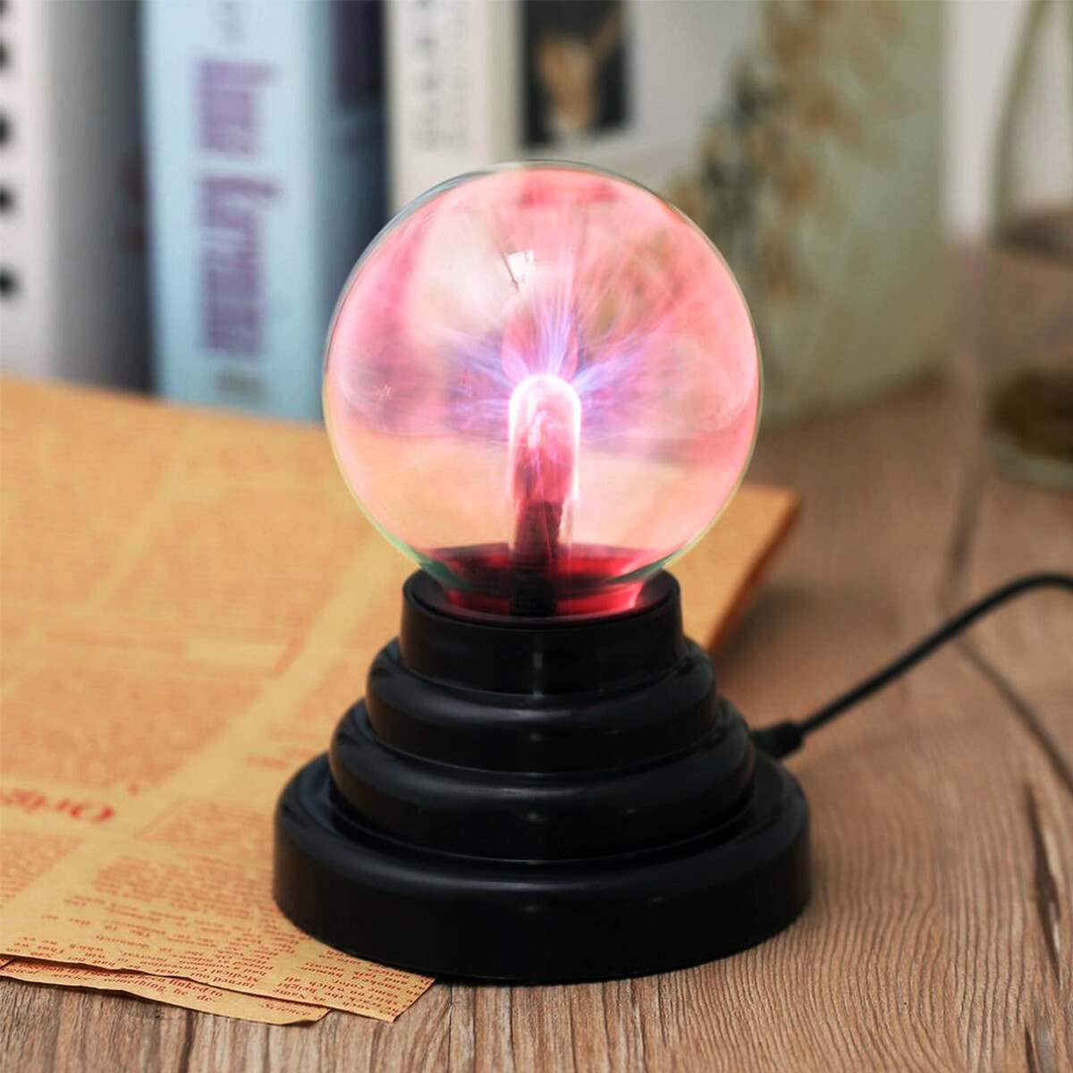 Electric Magic Static Plasma Ball Lava Globe Night Light Lamp Touch ...