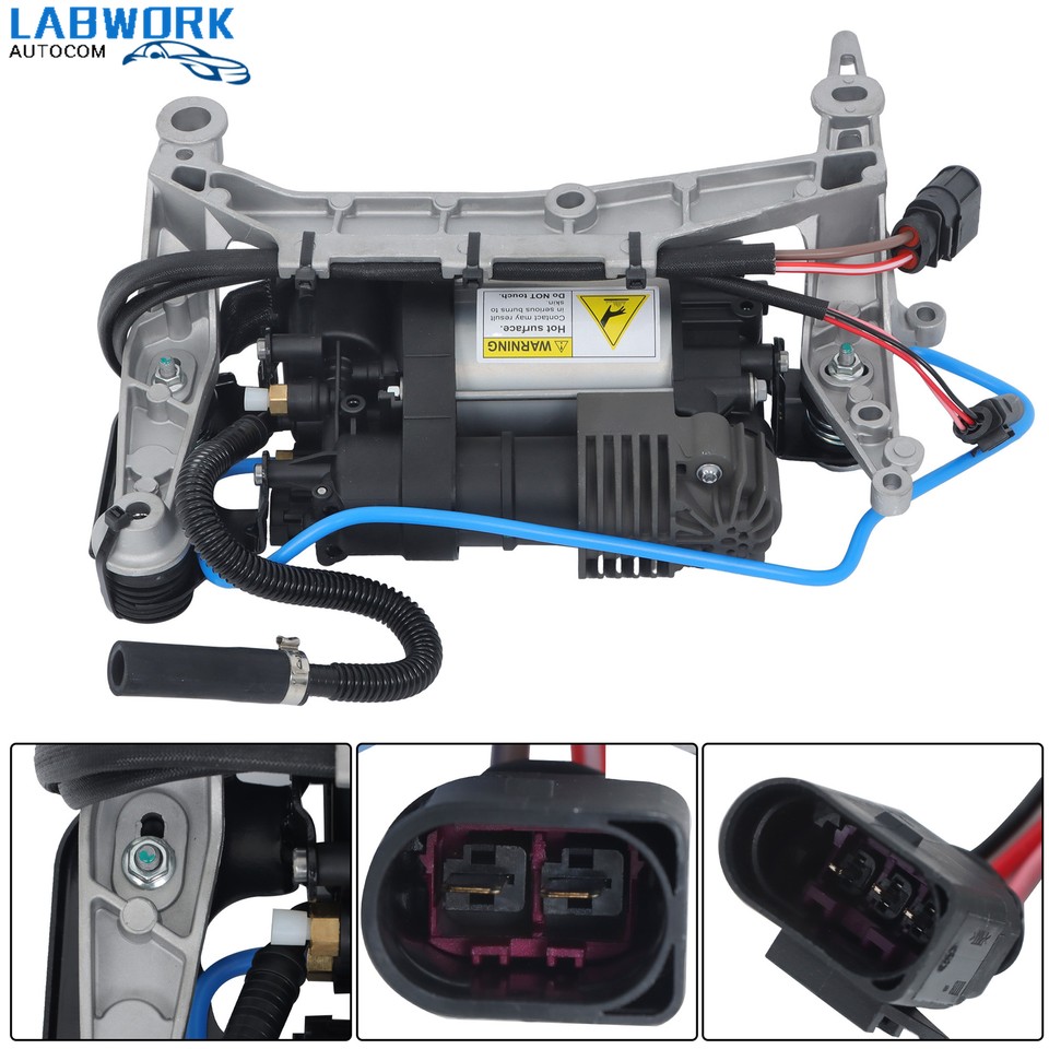 Air Suspension Compressor Pump Complete For Porsche Cayenne VW 2011 ...
