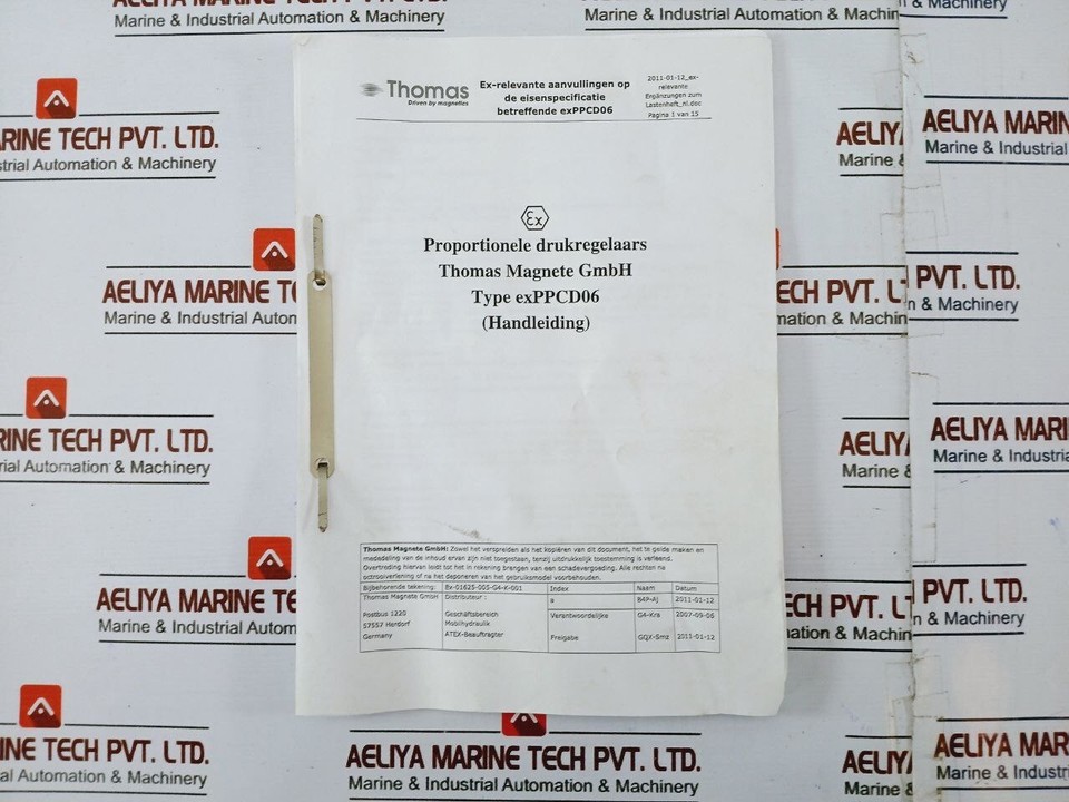 THOMAS MAGNETE EXPPCD06 Solenoid Valve 24VDC 5M 2044432 20Bar 0.75A ...