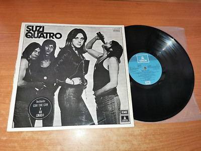 SUZI QUATRO Suzi quatro ULTRA RARE SPAIN LP VINYL 1973 HYPE STICKER IN ...