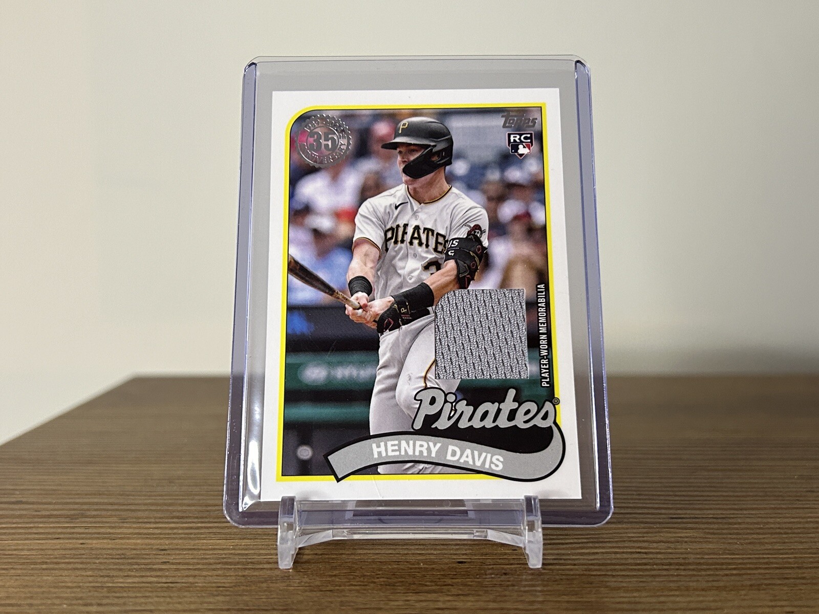 2024 Topps Series 1 Henry Davis #89BR-HD 1989 Jersey Relic Rookie ...