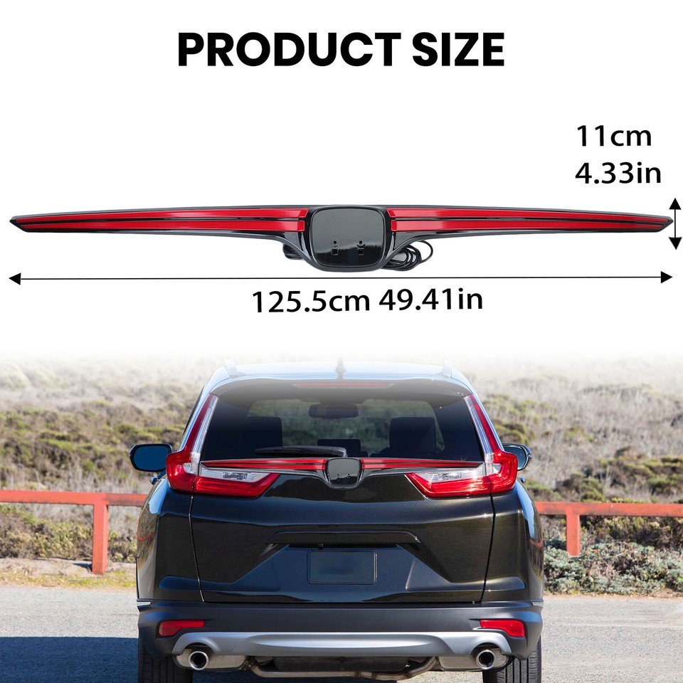 Rear Trunk Brake Light Bar For 2017-2022 Honda CRV Rear Trunk LED Tail ...
