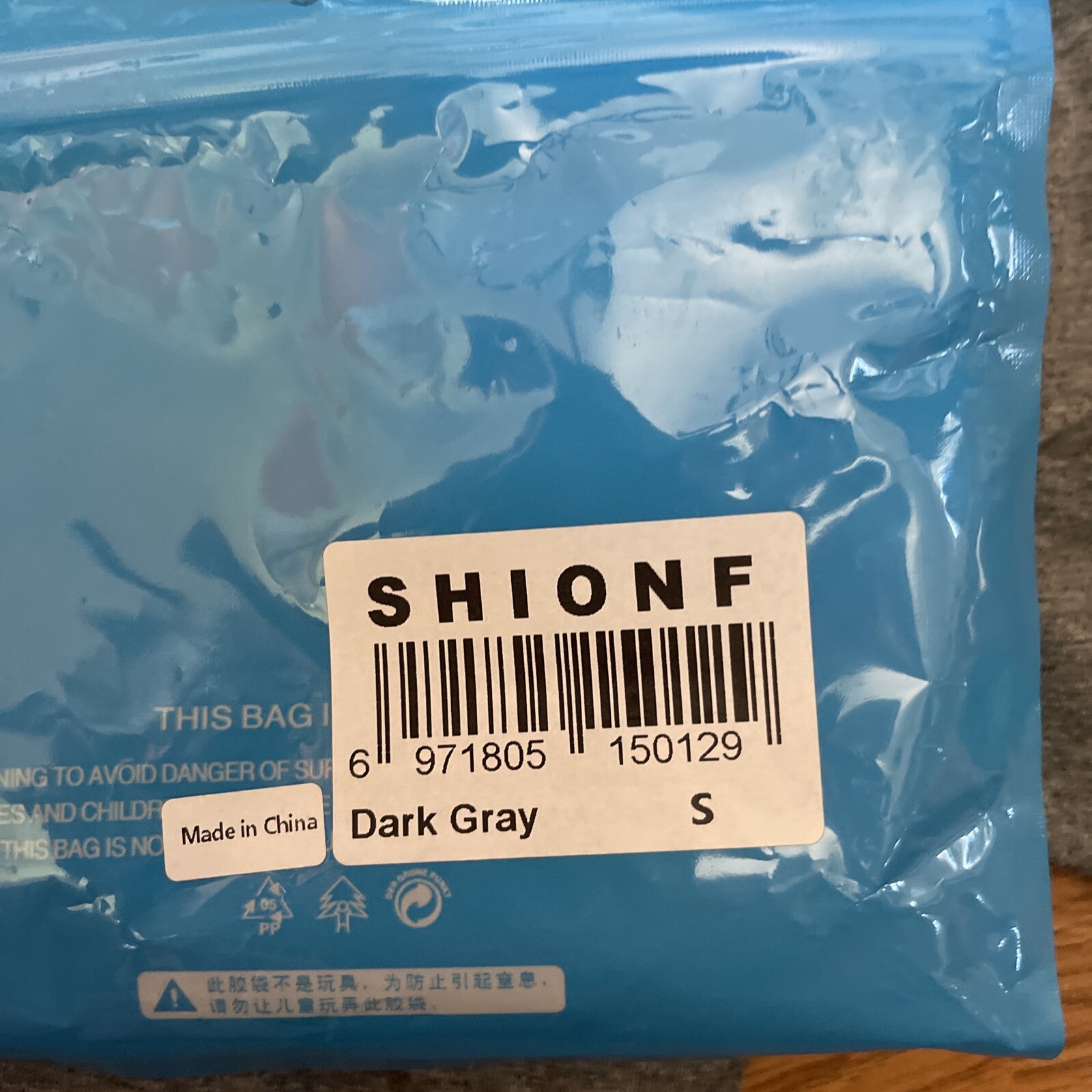 SHIONF Mens Trunks Boxer Soft Underwear Scrotum Pouch Mes Grey Size S ...