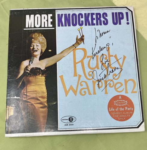 Rusty Warren More Knockers Up! 1965 Autographed Vinyl LP Comedy ...