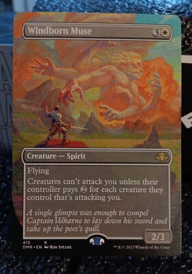 MTG Windborn Muse 415 Borderless Dominaria Remastered MTG Card | eBay