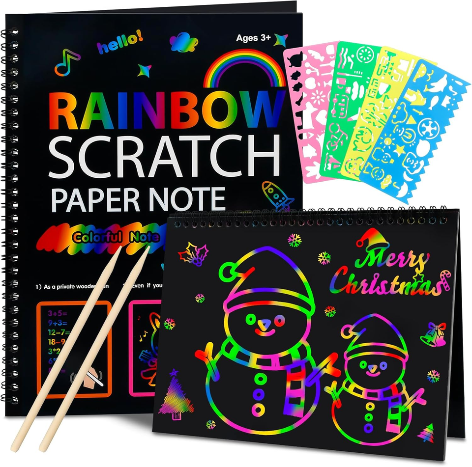 Stocking Stuffers for Kids Teen Girls: Scratch Paper Art Crafts Back to ...