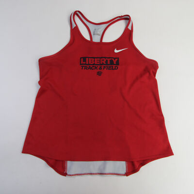 Liberty Flames Nike Sleeveless Shirt Women's Red/Light Gray Used | eBay