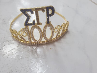 Sigma Gamma Rho Sorority 100 year Metal Bracelet wristband Gold Tone ...