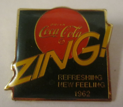 Coca-Cola Pin Zing Refreshing New Feeling Ads made for TV with singing ...