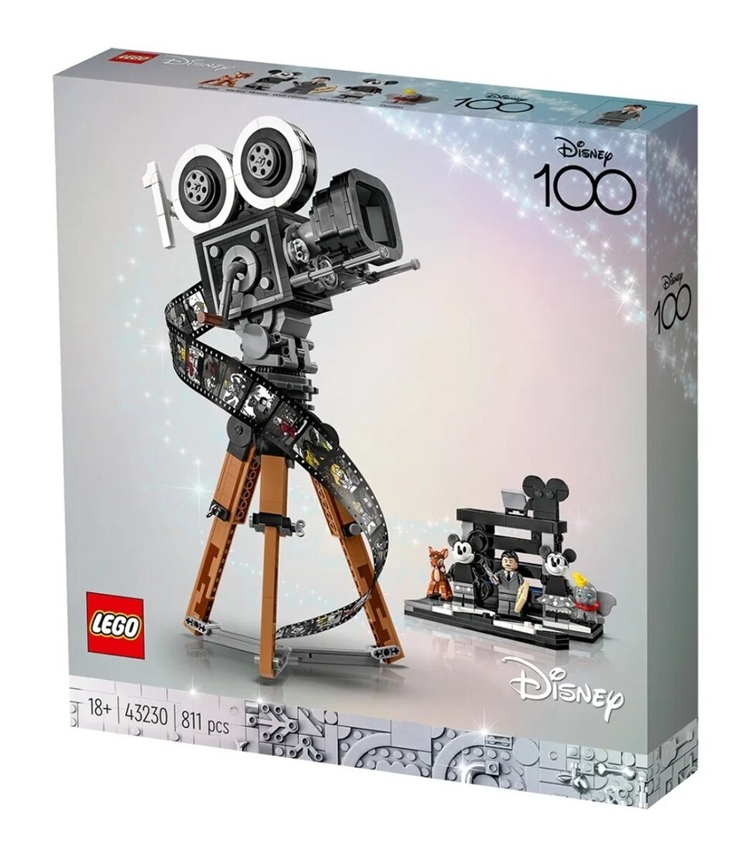 LEGO 43230 Disney Walt Disney Tribute Camera, 100th Anniversary ...
