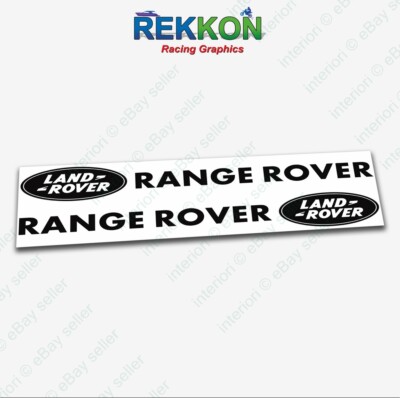 LAND ROVER RANGE ROVER Side Body HighCast Vinyl Decals Stickers ...