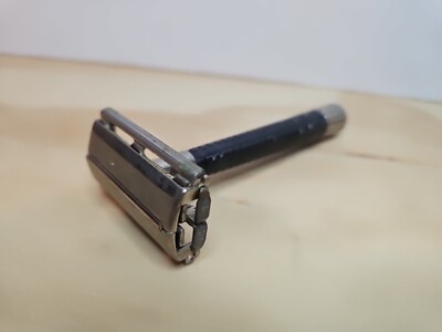 SAFETY RAZOR Vintage Schick Razor Krona Double Edge Safety Razor Black ...