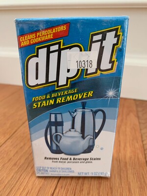 DIP-IT Food Beverage Stain Remover 5oz Powder Cleaner NEW SEALED ...