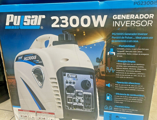 NEW PULSAR 2300-Watt Super Quiet Gasoline Powered Inverter Generator ...