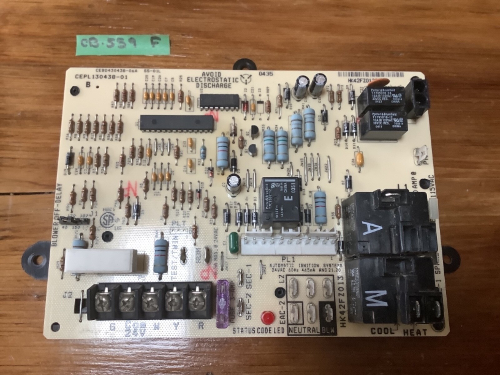 Furnace Control Circuit Board HK42FZ013 CEBD430438-06A CEPL130438-01 ...