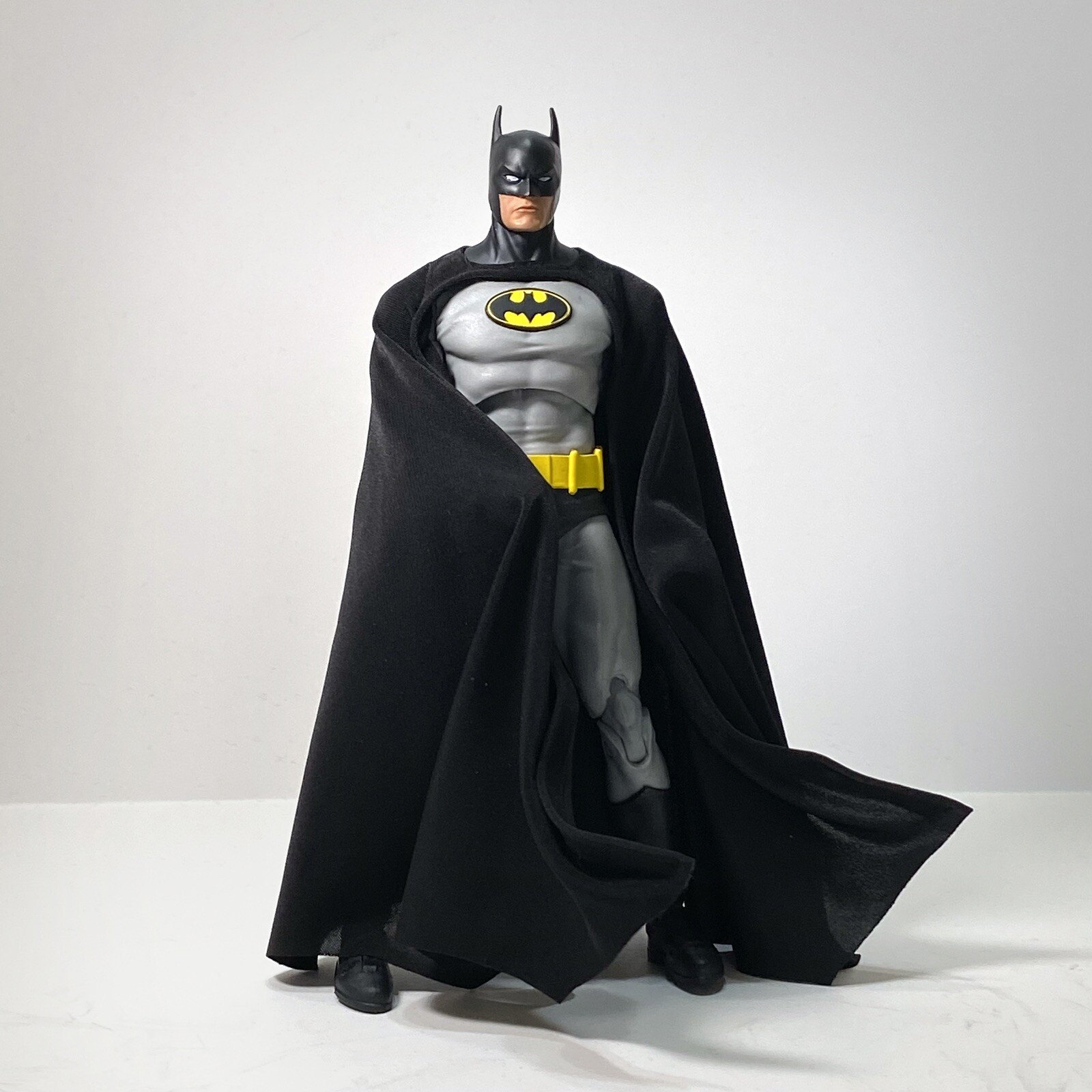 CAPE ONLY Black Wired Cape For McFarlane Toys DC Multiverse Knightfall ...