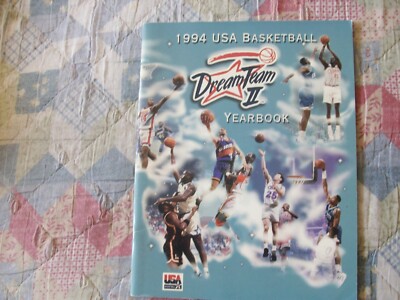 1994 USA BASKETBALL DREAM TEAM II MEDIA GUIDE YEARBOOK SHAQUILLE O'NEAL ...
