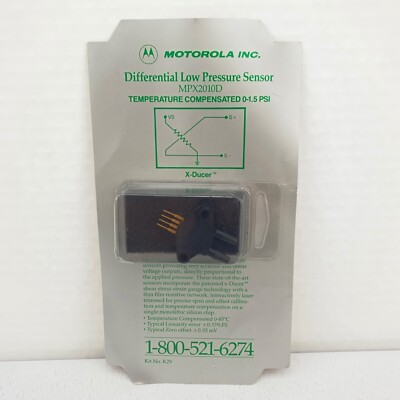 Motorola MPX2010D Pressure Sensor Motorola Differential Low Pressure ...