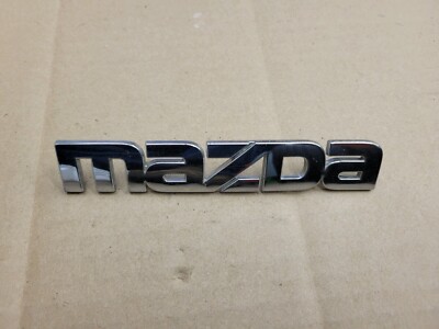 Mazda OEM 2004-2011 RX-8 RX8 Chrome Rear Emblem Badge Logo Nameplate ...