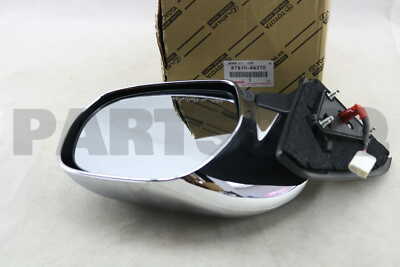 879106A370 Genuine Toyota MIRROR ASSY, OUTER REAR VIEW, RH 87910-6A370 ...