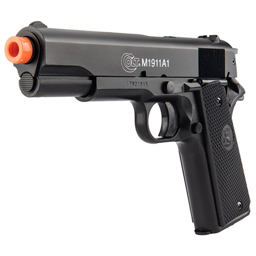 CYBERGUN Colt M1911 A1 Spring Airsoft Pistol with Metal Slide by KWC ...